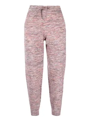 MARANT ETOILE Space Dye-print Track Pants - Pink