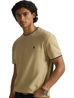 Ralph Lauren Classic Fit Stretch Mesh T-shirt - Coastal Beige