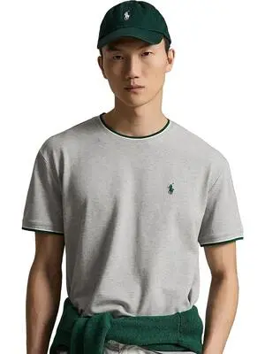 Ralph Lauren Classic Fit Stretch Mesh T-shirt - Spring Heather