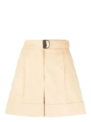 BRUNELLO CUCINELLI Brunello Cucinelli Belted High-Waisted Tailored Shorts