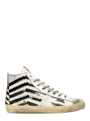 GOLDEN GOOSE Francy High-top Sneakers - White