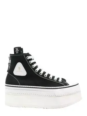 R13 Courtney Platform Sneakers - Black