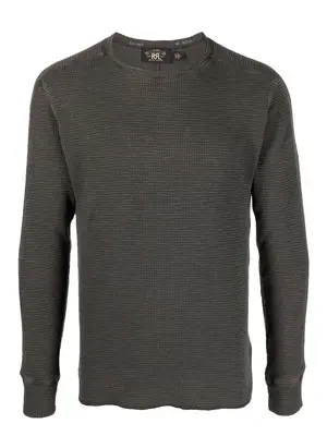 Ralph Lauren Waffle-knit Cotton Jumper - Grey