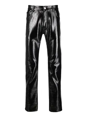 COURREGES Vinyl Trousers - Black