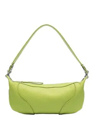 By Far BY FAR Amira Panelled Shoulder Bag Green