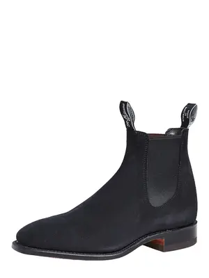 R.m. Williams Suede Chelsea Boots - Black
