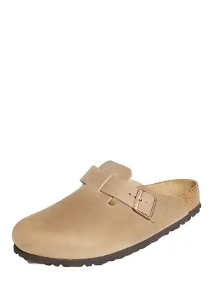 BIRKENSTOCK Boston Soft Footbed Clogs Tobacco