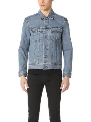 A.p.c. A.P.C. Washed Stretch Denim Jacket Indigo