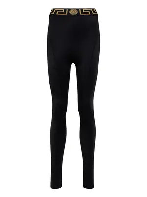 Versace Greca Leggings - Black
