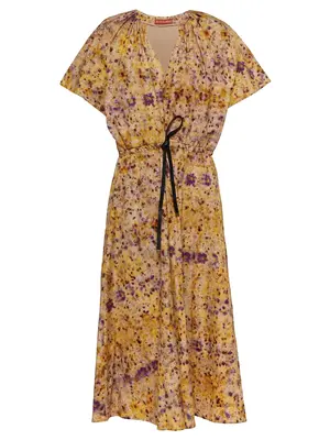 Altuzarra Romy Floral Cotton Midi Dress - Multicoloured
