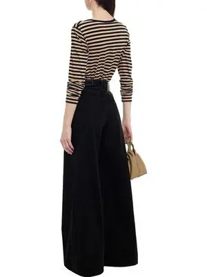 Rag & Bone High-rise Wide-leg Jeans - Black