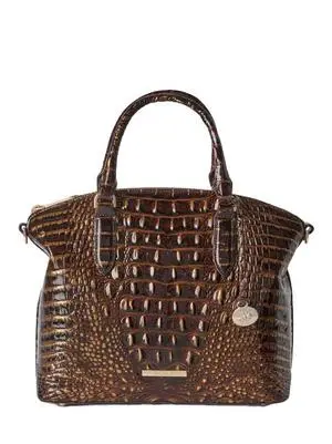 Brahmin Duxbury Satchel Chocolate