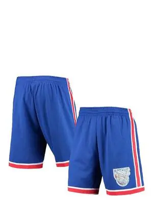 Mitchell & Ness New Jersey Nets 1993 Hardwood Classics 75th Anniversary Swingman Shorts - Blue