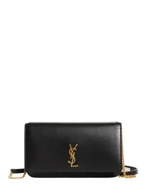Saint Laurent Monogram Phone Shoulder Bag 1000 Nero