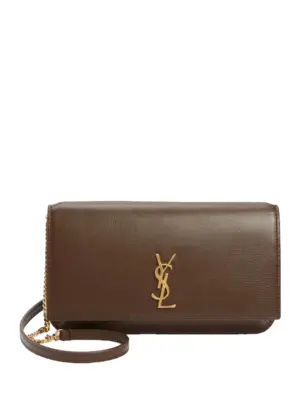 Saint Laurent Monogram Phone Shoulder Bag Green Hunting