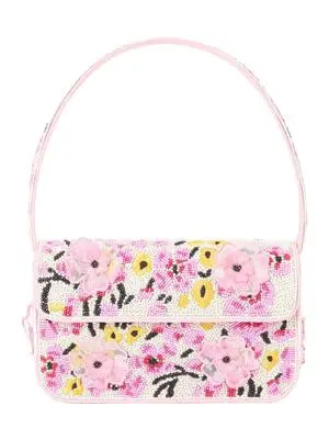 Staud STAUD Tommy Beaded Shoulder Bag Blossom Floral Tapestry