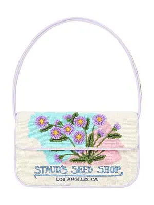 Staud STAUD Tommy Beaded Shoulder Bag California Aster