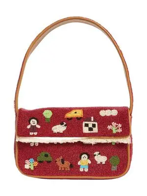 Staud Tommy Beaded Shoulder Bag - Folk Town