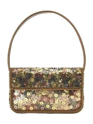 Staud STAUD Tommy Beaded Shoulder Bag Gilded Sequins