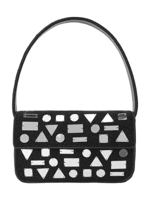 Staud STAUD Tommy Beaded Shoulder Bag Mirror Mosaic