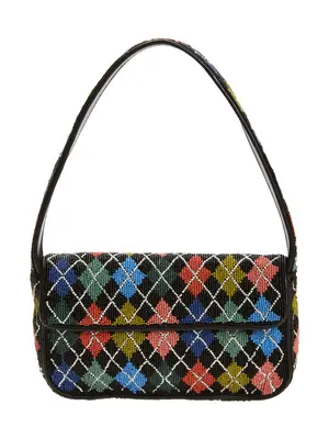 Staud STAUD Tommy Beaded Shoulder Bag Multi Argyle