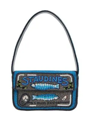 Staud STAUD Tommy Beaded Shoulder Bag Staudines Blue
