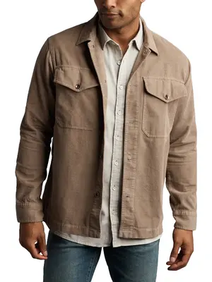 ROAN Odessa Cord Field Jacket Stone