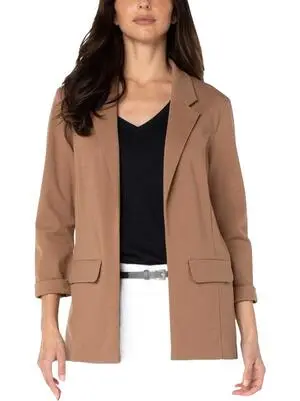 LIVERPOOL Princess Detail Boyfriend Blazer - Maple