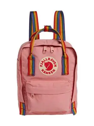 Fjallraven Fjällräven Mini Kånken 13-Inch Laptop Backpack Pink-rainbow Pattern