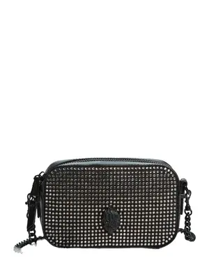 Kurt Geiger Kurt Geiger London Kensington Small Leather Camera Bag Black Fabric
