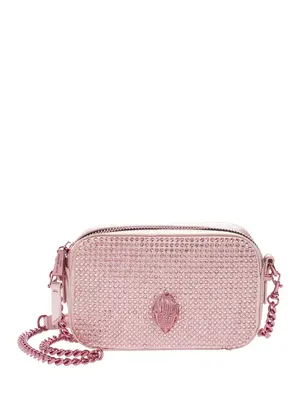 Kurt Geiger Kurt Geiger London Kensington Small Leather Camera Bag Pink