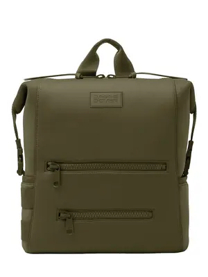 Dagne Dover Indi Large Water Resistant Diaper Backpack - Dark Moss