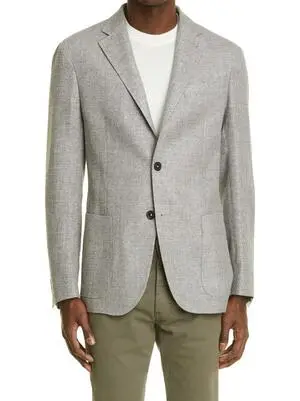 Zegna ZEGNA Wool & Linen Sport Coat Grey