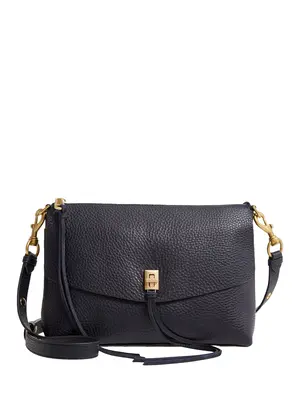 Rebecca Minkoff Rebecca Minkoff Darren Leather Shoulder Bag Navy