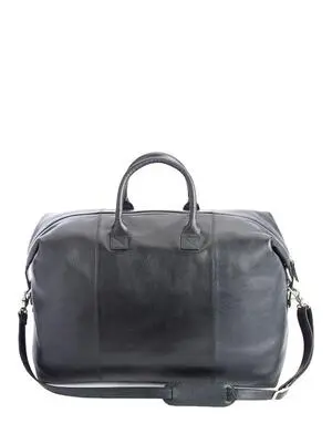 ROYCE NEW YORK ROYCE New York Leather Duffle Bag Black