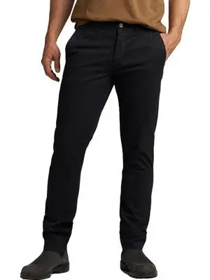 ROAN Raleigh Stretch Cotton Chino Pants Washed Black