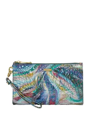 Brahmin Brahmin Daisy Croc Embossed Wristlet Elope