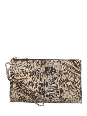 Brahmin Brahmin Daisy Croc Embossed Wristlet Evolved Melbourne