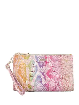 Brahmin Brahmin Daisy Croc Embossed Wristlet Optimism