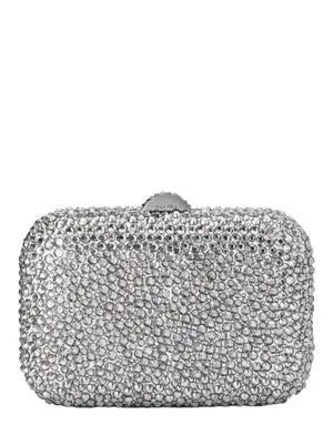 OLGA BERG Olga Berg Casey Hot Fix Crystal Clutch