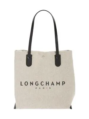 Longchamp Essential Toile Tote - Ecru
