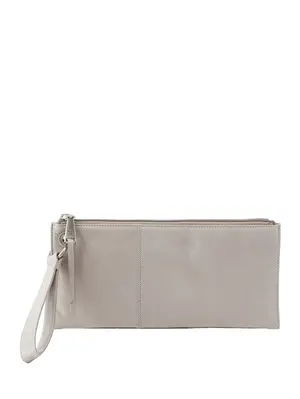 Hobo HOBO 'Vida' Leather Clutch Driftwood
