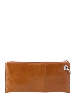 Hobo HOBO 'Vida' Leather Clutch Truffle