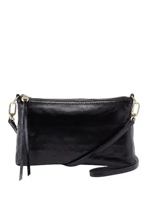 Hobo Darcy Convertible Leather Crossbody Bag - Black