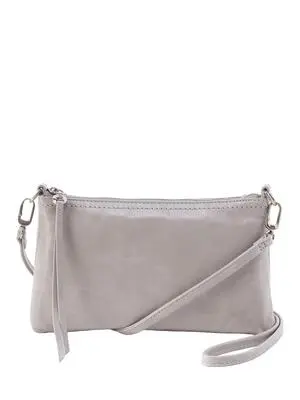 Hobo HOBO Darcy Convertible Leather Crossbody Bag Light Grey