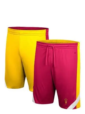 COLOSSEUM Reversible Arizona State Sun Devils Shorts - Maroon