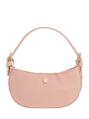 MALI + LILI Mali + Lili Mini Nylon Baguette Bag Blush