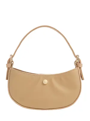MALI + LILI Mali + Lili Mini Nylon Baguette Bag Tan