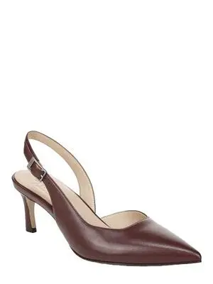 27 EDIT NATURALIZER 27 EDIT Naturalizer Felicia Slingback Pointed Toe Pumps Cabernet Sauvignon Red Leather