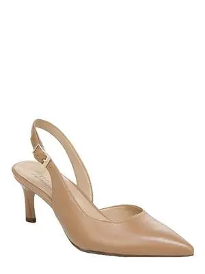 27 EDIT NATURALIZER 27 EDIT Naturalizer Felicia Slingback Pointed Toe Pumps Taupe Leather